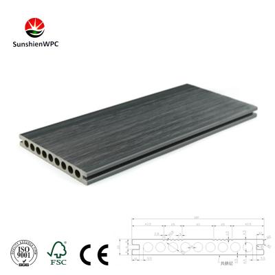 China Sunshien WPC factory colorful waterproof WPC decking board,145*22mm wpc decking best for sale