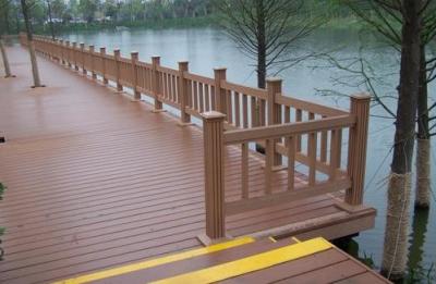 China Low cost Sunshien WPC fence for outdoor park mountain with good quality for sale