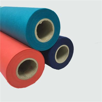 China Raw Material Black Red Blue SS/SSS/SMS/SMMS 100%PP Spunbond Non Woven Nonwoven Fabric For Packaging Bag for sale