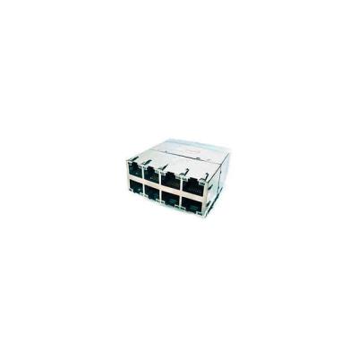Cina Jack modulari a 8 posizioni a schermo nero per cat 5/5e attraverso la terminazione del foro 1A in vendita
