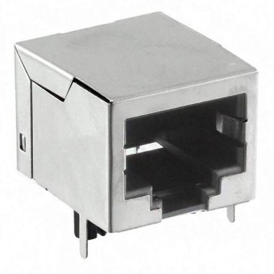China Zwarte RJ22 Cat 3 modulaire Ethernet-connectoren 4 positie 555 serie Te koop