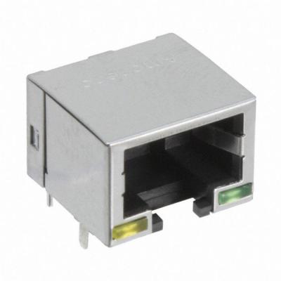 中国 TE接続性 Cat 5 シールドブラック RJ45 イーサネットコネクタ 販売のため