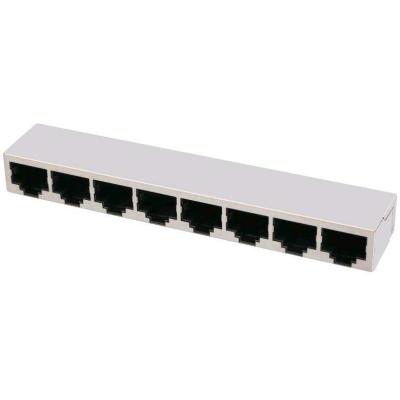 Cina CONNECTIVITÀ TE Categoria 5e connettori IC neri blindati posizione 8 RJ45 tensione nominale 150V in vendita