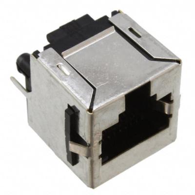 中国 ブラックシールドキャット3 モジュラーイーサネットコネクタ RJ45 販売のため