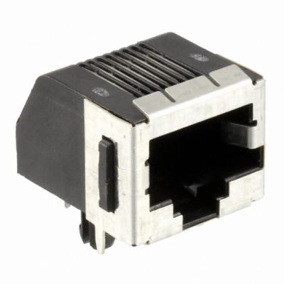 Cina Cat 4 Collegatore IC nero blindato RJ45 per terminazione attraverso foro - posizione 8 in vendita