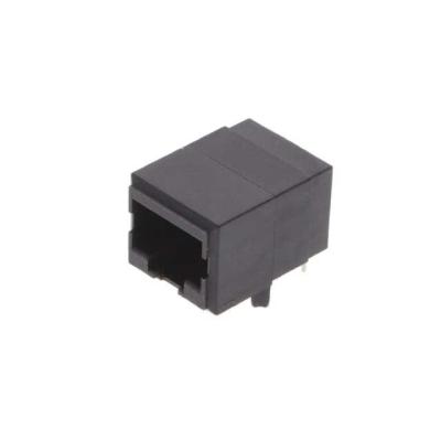 Cina Cat 5e Connettori Ethernet modulari RJ45 nero non blindato 8 posizione in vendita