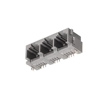 Cina Jack modulari non blindati Black Cat 3 con RJ11 per la connessione Through Hole in vendita