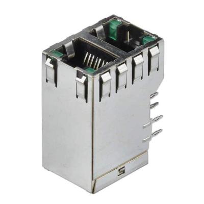 中国 カテゴリー5e 穴を通って遮断されたモジュール式ジャック RJ45 イーサネット接続器 販売のため