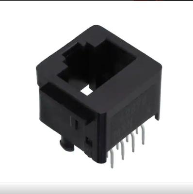 Cina Cat 3 Black RJ45 IC connettori blindati 150VAC attraverso foro 8-Posizione Serie 42878 in vendita
