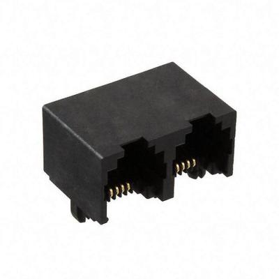 China Black Cat 4 RJ45 modulaire Ethernet-connector met Through Hole-stijl Te koop