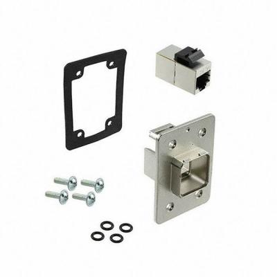 China Frame Kit Panel de conector Ethernet modular RJ45 blindado para conexão IC de 8 posições à venda