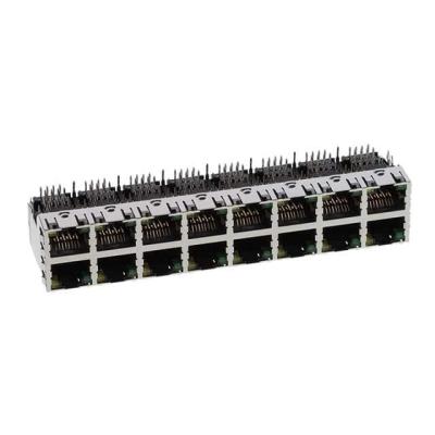 Cina Connettività TE Collegatori Ethernet modulari a schermo nero Cat 5 RJ45 in vendita