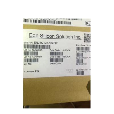 China Winbond Electronics 128 Mb Serial Flash Memory IC Interface SPI de operação de alta tensão. à venda