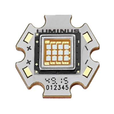 Cina Emittenti a LED a gamma di stelle UV di potenza per applicazioni a infrarossi Lunghezza d'onda 365nm - 375nm Voltaggio 13,4V in vendita