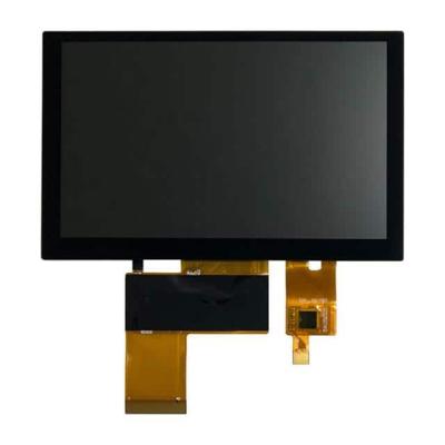 China Display LCD a cores ativo de 800x480 RGB TFT com tela sensível ao toque capacitiva para aplicações gráficas à venda