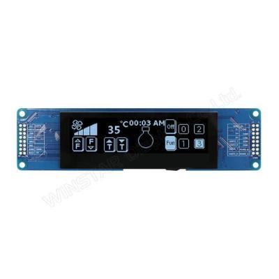 Китай Пассивный OLED графический дисплей 256x64 Белая графика 88.52мм В x 22.28мм H Область просмотра продается