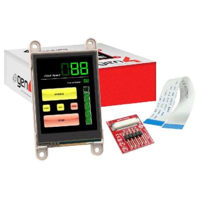 China Active 4D Systems Gen4 240x320 TFT Color LCD Box Display com gráficos RGB à venda