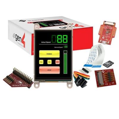 China 240x320 TFT Color LCD Box Display com Resistive Touchscreen - Série Active Gen4 à venda