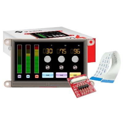 Cina Display a colori TFT RGB 800 x 480 Resistivo touchscreen Bianco retroilluminazione a LED - Gen4 ULCD in vendita