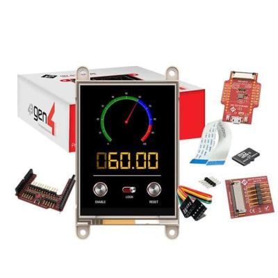 中国 アクティブ Gen4 240x320 カラー TFT LCD ディスプレイ ボックス 抵抗性タッチスクリーンと白色 LED バックライト 販売のため