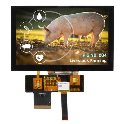 Cina Display a colori TFT 800 x 480 RGB con touchscreen capacitivo di Newhaven Display in vendita