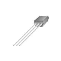 China Transistor bipolar TO-92S 40V Vce 100mA Ic 250MHz Transição saturação 300mV à venda