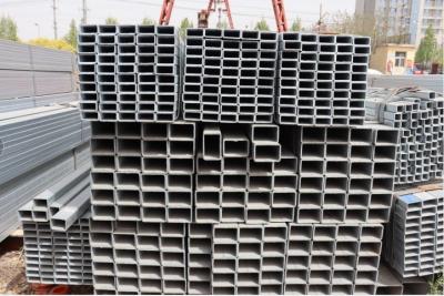China Round Galvanized Steel Conduit Pipe , MS Iron Pipe For Pre Hollow Section ASTM Standard for sale