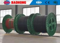 China Corrugated Flange Type Steel Cable Reeling Drum Stable Structure for sale