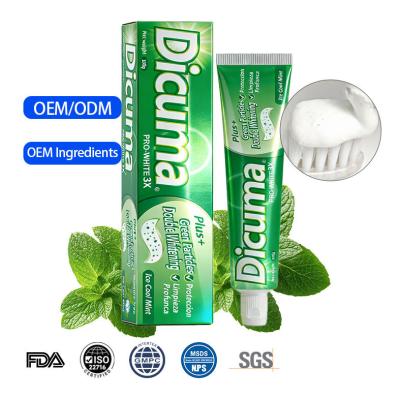 China Manufacturer Custom Private Label Brands Sensitive Toothpaste Good Whitening Teeth Xylitol mint Toothpaste Fluoride Free Toothpaste for sale
