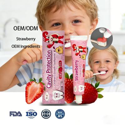 China OEM Customize High Quality Toothpaste Fluoride Fruit Flavor Toothpaste SLS Free Whitening Toothpaste for Adults and Kids for sale