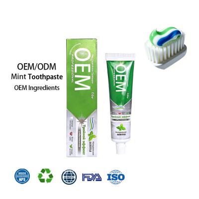 China Customized New Tricolor Toothpaste Whitening Mint Flavor for sensitive teeth and fresh breathh Removes Stains Dentifrice Blanchissant for sale