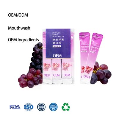 China Organic Mint Flavored Antibacterial Mouthwash Oral Care Teeth Whitening Breath Freshening Refreshing Portable 200ml for sale