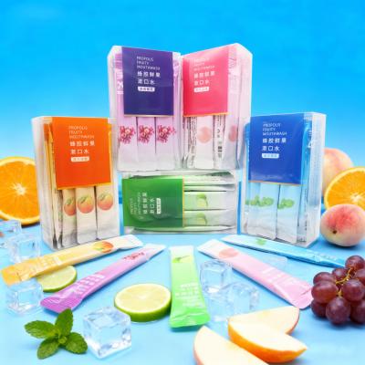 China Keepup Hot Selling Mint Propolis Fresh Fruit Strip 200ml Mouthwash Oral Cleaning and Care Fresh Breath Disposable Convenient for sale