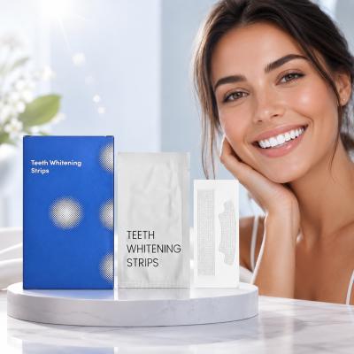 China Factory Wholesale Custom 14 Times/28 Piece Teeth Whitening Strips PAP Teeth Whitening Strips for Home for sale
