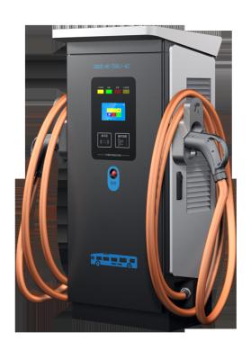 China EV DC CHARGER 60KW WITH TWO CONNECTORS FOR ELECTRIC VEHICLES for sale