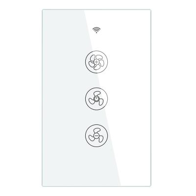 China Timing Function Smart Switch For Fan Voice Control Wifi Ceiling Fan switch for sale