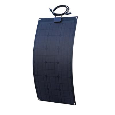 China hot selling high quality monocrystalline 50w mono semi flexible solar panel for sale