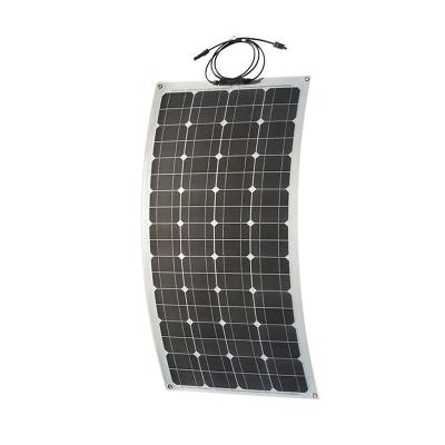 China hot selling high quality monocrystalline 100w mono semi flexible solar panel for sale