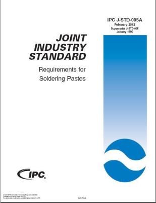 China IPC J-STD-005A:  Requirements for Soldering Pastes PDF FILE FREE DOWNLOAD   ENGLISH/CHINESE for sale