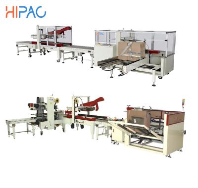 China Hipac Fully Automatic Multifunctional Carton Packing Machine with Electric Driven Box Seal Line for Various Industries for sale
