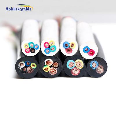 China RVV 5-Core 0.75 1.0 1.5 2.5MM Power Control Cable High Performance for sale