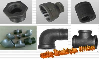 China malleable cast iron pipe fittings for sale