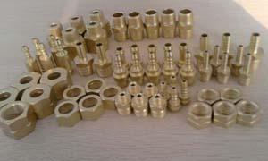 China brass parts machining factory