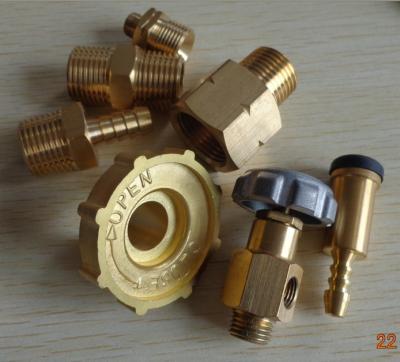 China CNC machining brass connectors,  made in China professional manufacturer factory