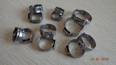 China Single ear stainless steel tube clamp,Customized stainless steel hose clamps, made in China professional manufacturer for sale