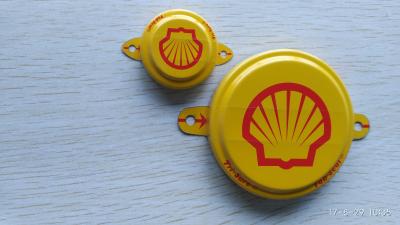 China Sello de encargo de la etiqueta, Tri seguro, cubierta del hilo, reborde de la cuba; la impresión en color se puede modificar para requisitos particulares según requireme del cliente en venta