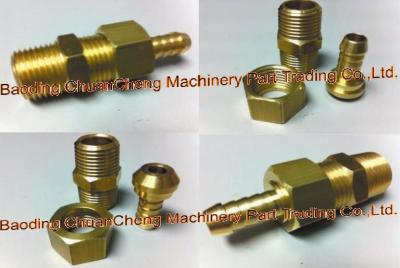 Procesando aduana toda clase de instalación de tuberías, CNC que trabaja a máquina, colocación de cobre amarillo, hecha en fabricante del profesional de China
