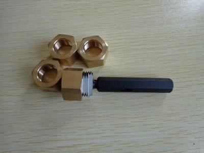 China Procesando aduana toda clase de instalación de tuberías, CNC que trabaja a máquina, colocación de cobre amarillo, hecha en fabricante del profesional de China en venta