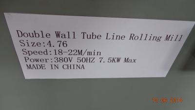 China Línea doble laminador, no estándar por encargo, Almacenador-acumulador con los componentes completos y acceso del tubo de la pared en venta