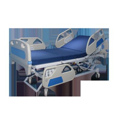 China Metal 0.85M 240kgs Adjustable Electric Hospital Bed  For Patient Single Crank For Home And ICU Use for sale